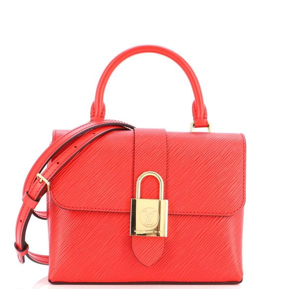 Louis Vuitton | Bags | Louis Vuitton Locky Handbag Epi Leather Bb Red ...